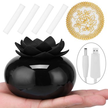 Essential Oil Diffusers Decorative Ceramic Diffuser Humidifier Lotus ...