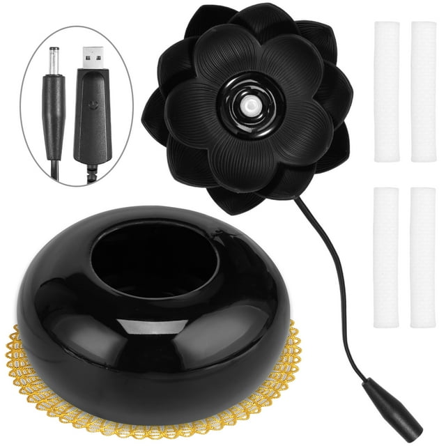 Essential Oil Diffusers Decorative Ceramic Diffuser Humidifier Lotus ...