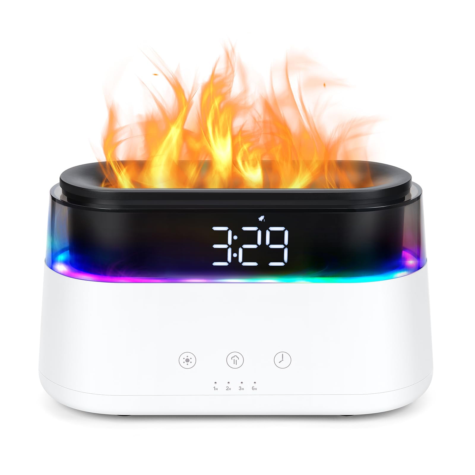 Essential Oil Diffusers, Diffuser with Digital Clocks,21 LED Color ...