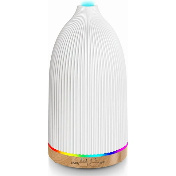 Essential Oil Diffusers for Home with 7 LED Color Changing Lights ...