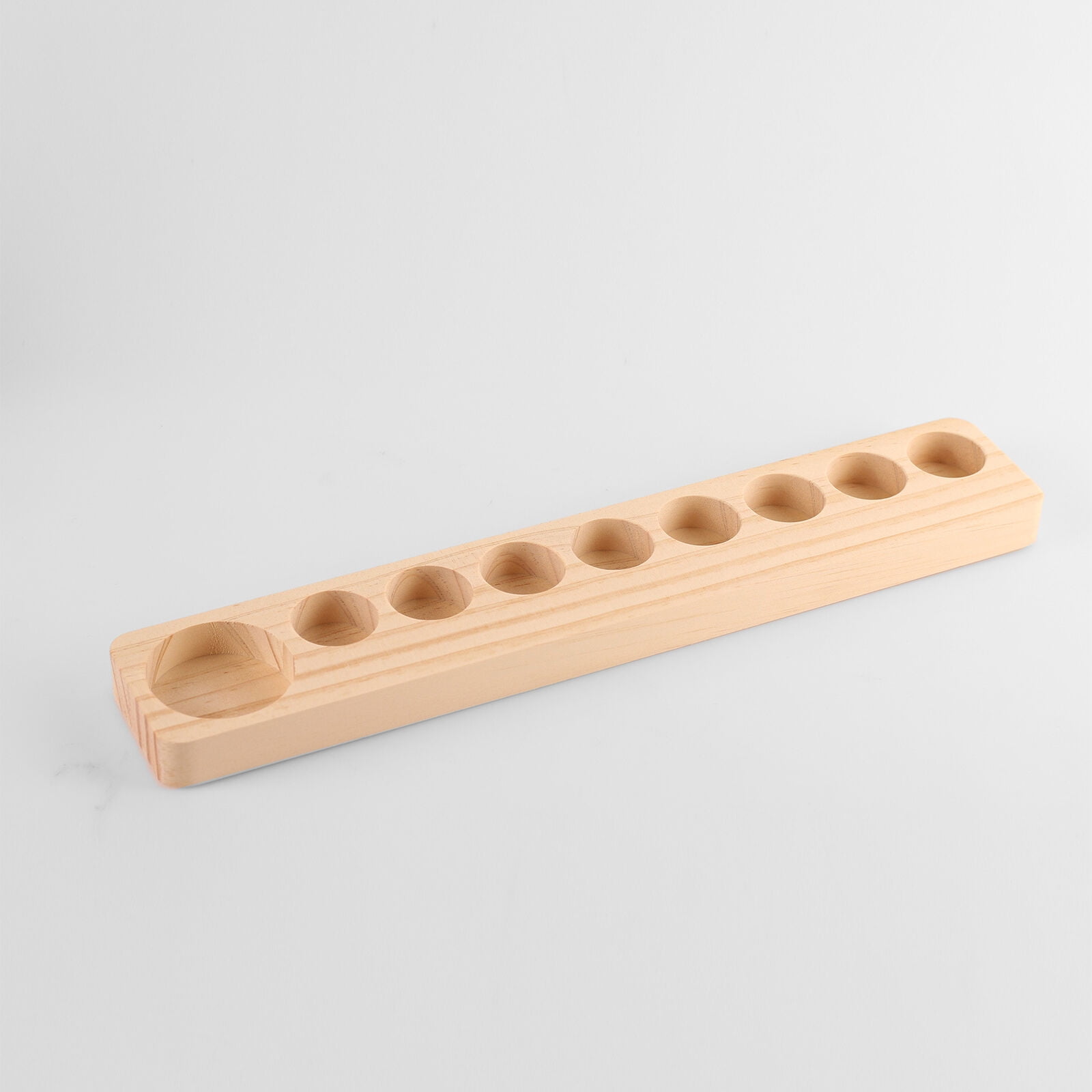 Essential Oil Display Case Storage Rack Tray Holder 9 Slots Wooden ...