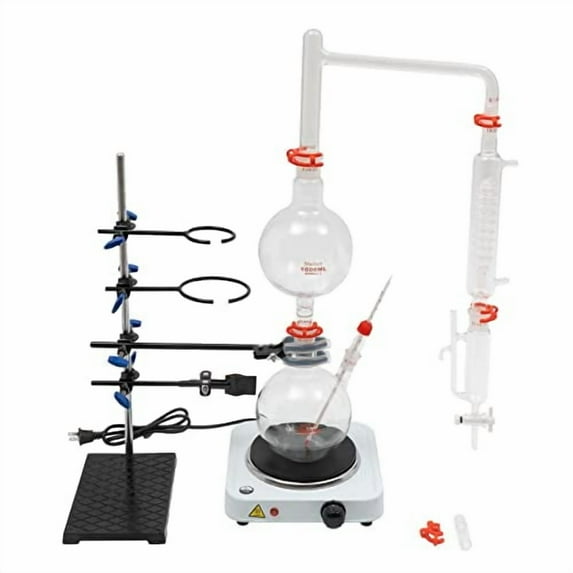 Essential Oil Distillation Kit, 1000ML Essential Oil Steam Distillation ...