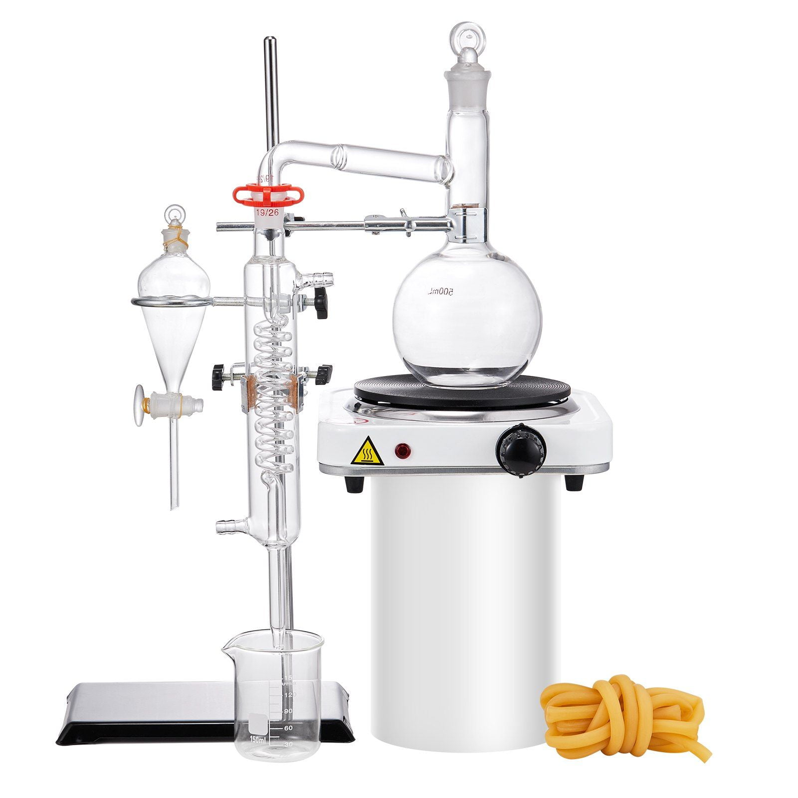 Essential Oil Distillation Kit, 500ml Distillation Apparatus, 3.3 Boro ...