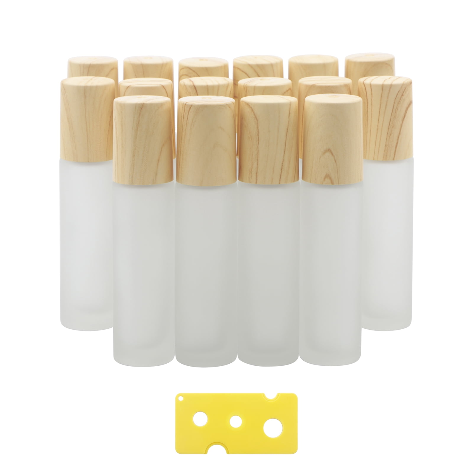 Essential Oil Glass Bottle 16pack 10ml Colorful Frosted Glass Roller ...