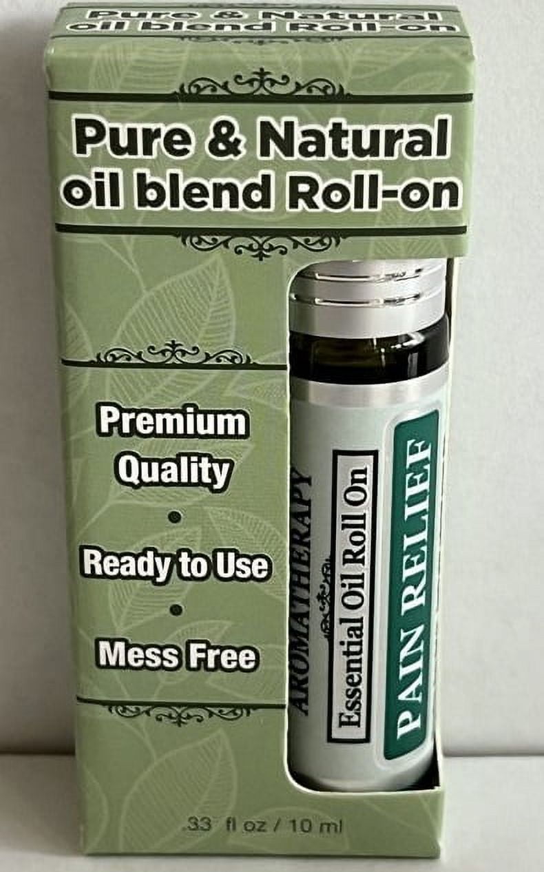 Essential Oil Roll On Aromatherapy Pain Relief 10 mL - Premium Grade - Made with 100% Pure ...