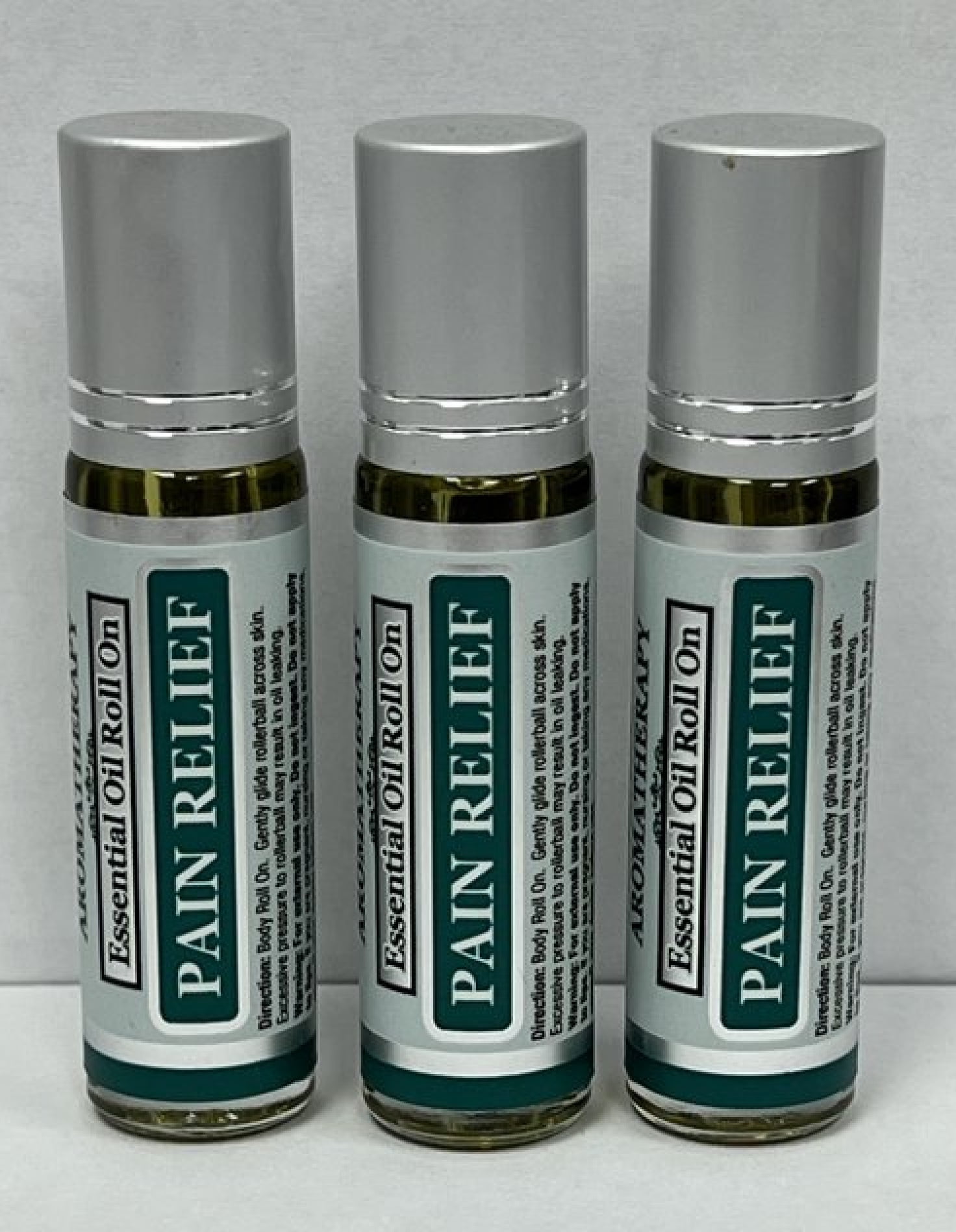 Essential Oil Roll On Aromatherapy Pain Relief 10 mL Pack of 3 - Premium Grade - Made with 100% ...