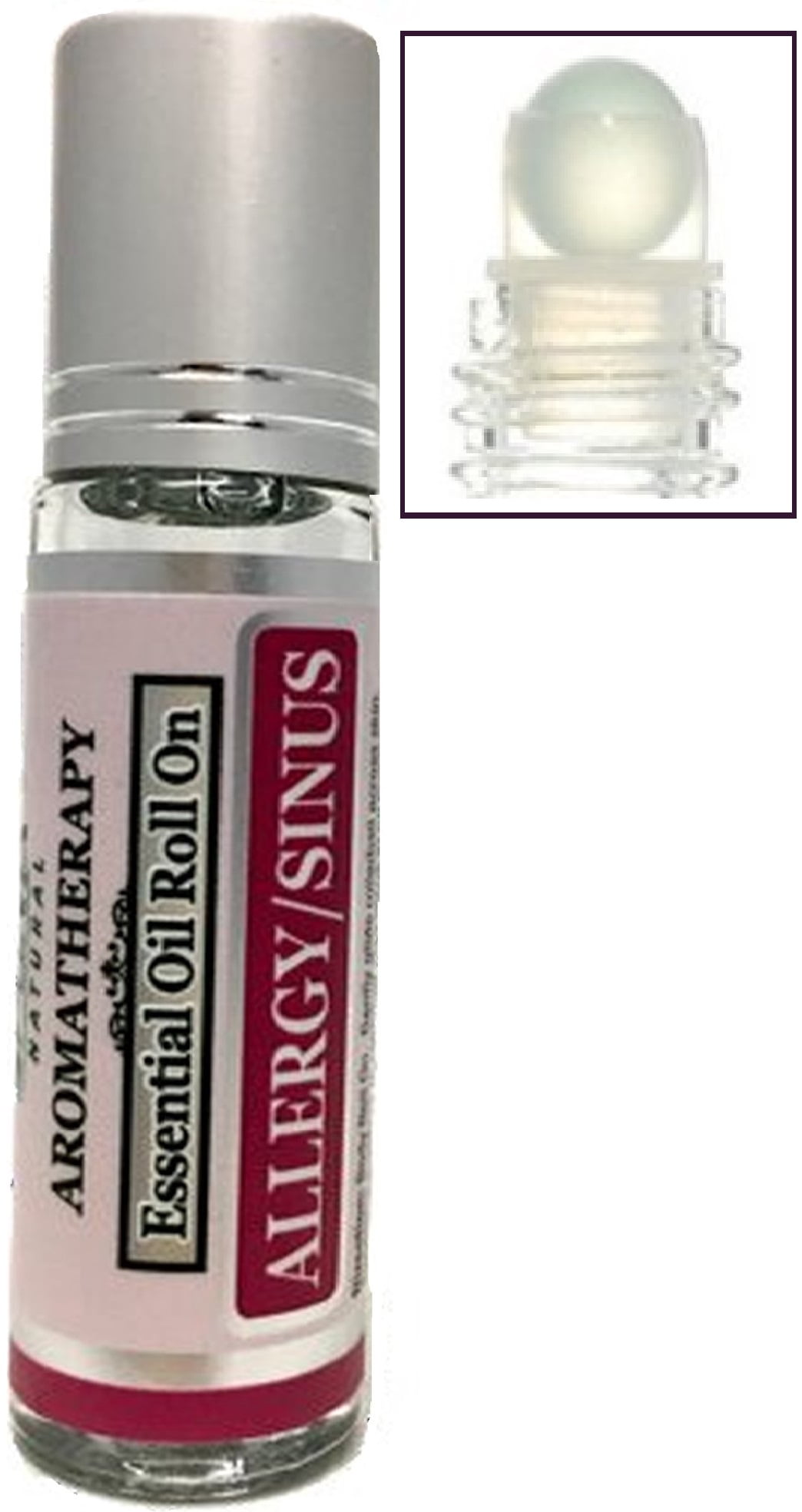 Essential Oil Roll On Aromatherapy Sinus / Allergy- Made with 100% Pure ...