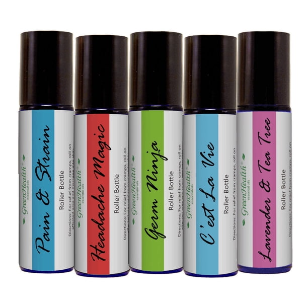 Essential Oil Roll on Variety set, Aromatherapy - Walmart.com