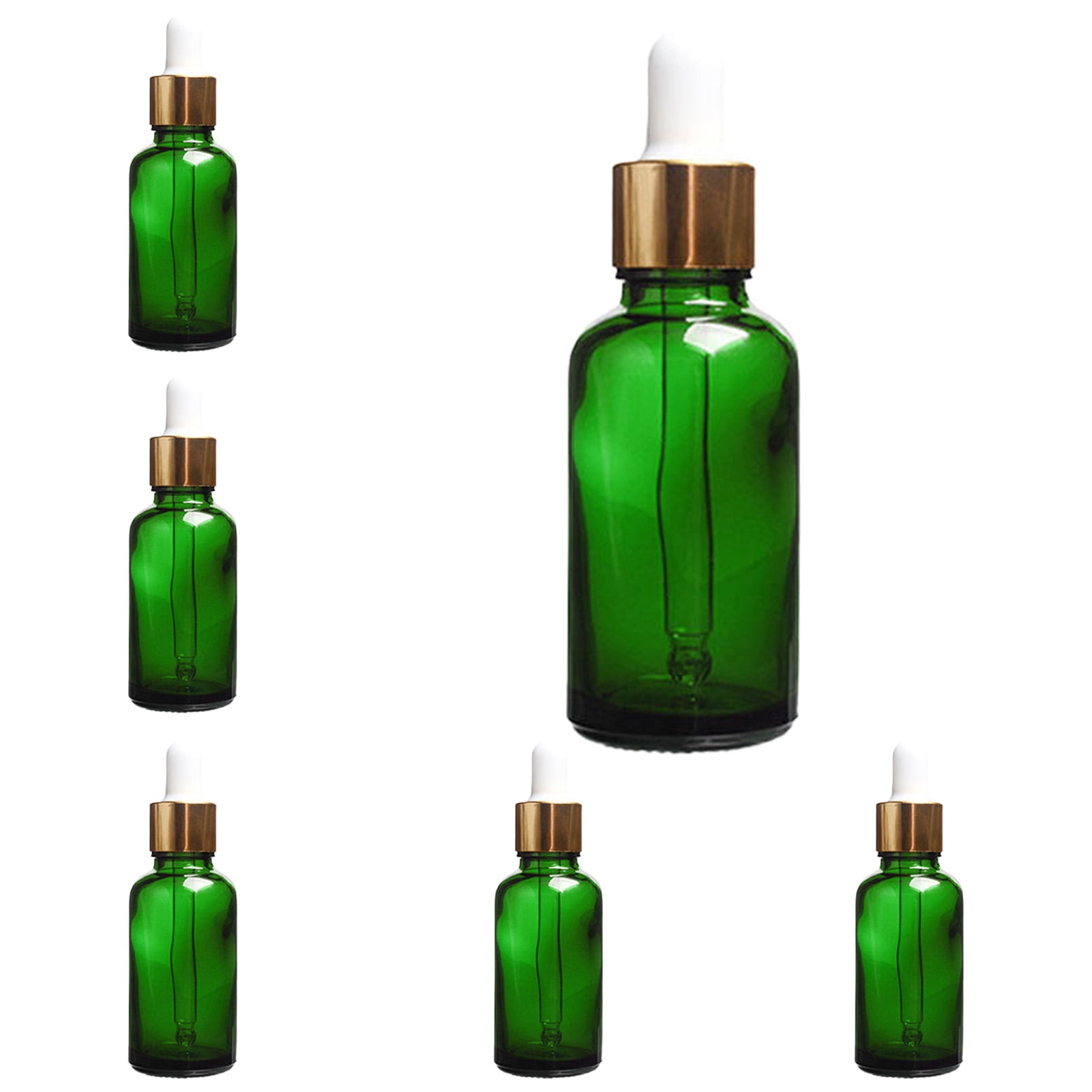 Essential Oil Volatile Liquid Dropper Bottle Green Light-proof Glass ...