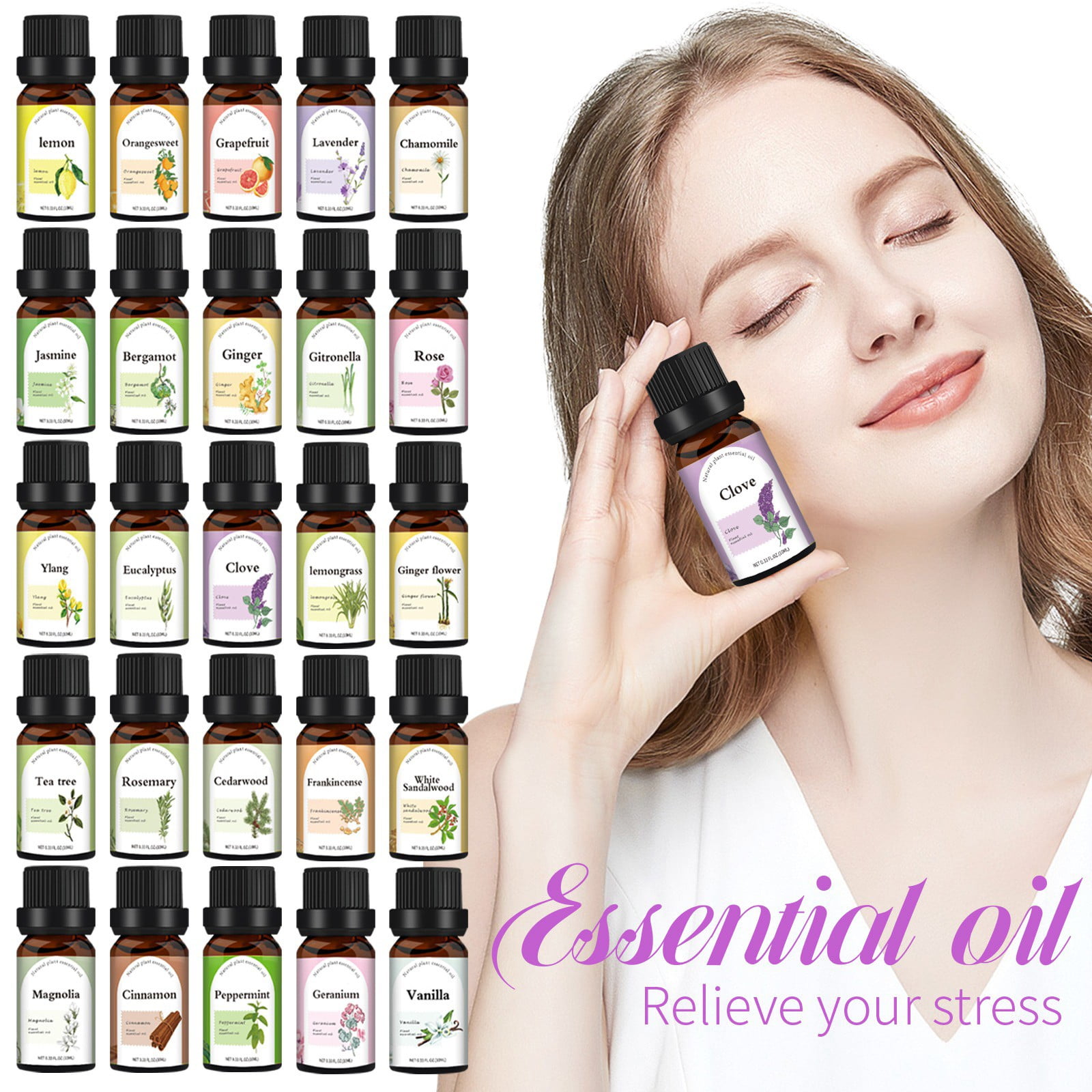 Essential Oil with Incense （Ylang) Essential Oils for Diffusers 0.33 ...