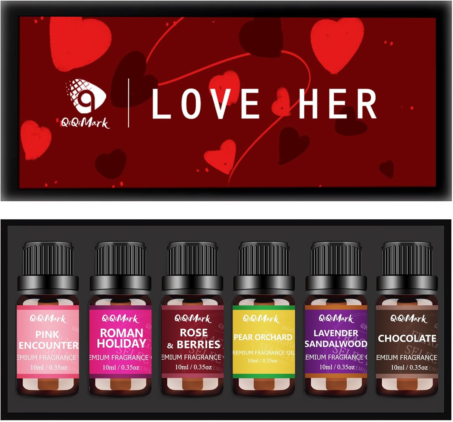 Essential Oils Set - Love HER, 6-in-1 Essential Oils for diffusers ...