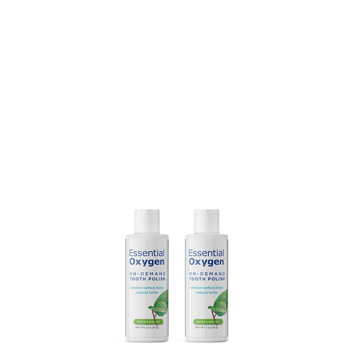 Essential Oxygen BR On-Demand MSF2 Tooth Polish, Peppermint, White, 2 ...