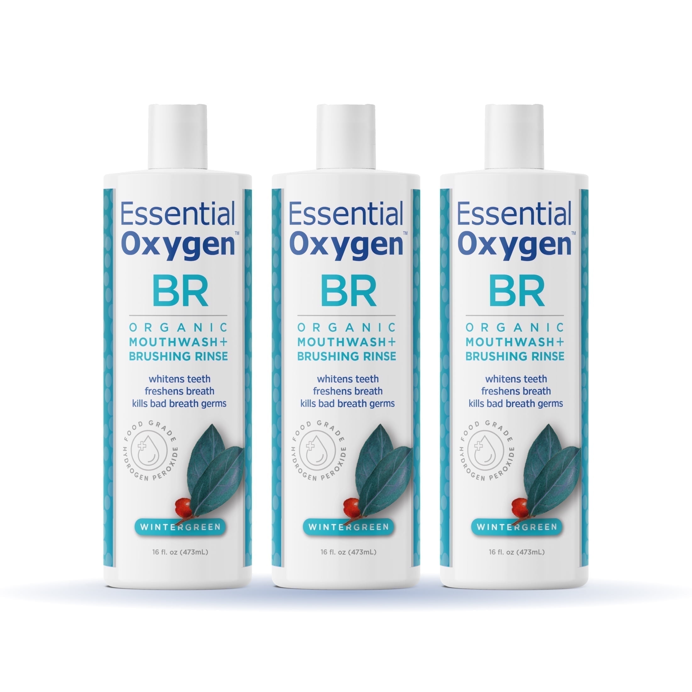 Essential Oxygen BR Organic Mouthwash, Alcohol-Free, Anticavity ...