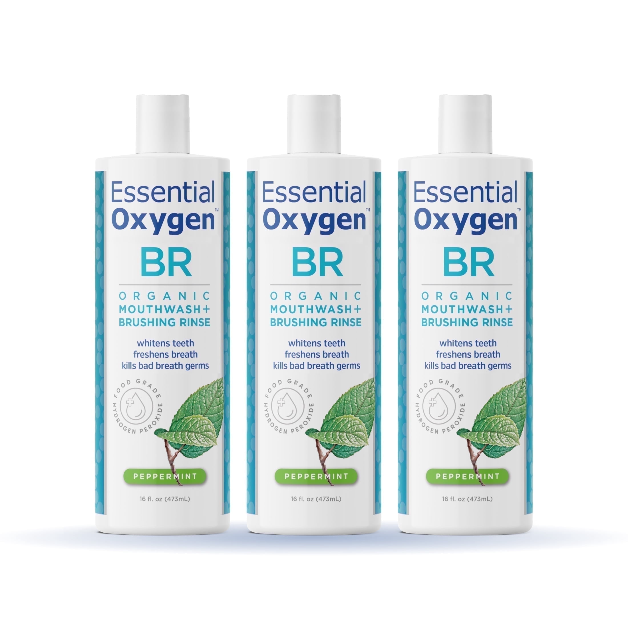 Essential Oxygen BR Organic Mouthwash, Alcohol-Free, Anticavity ...