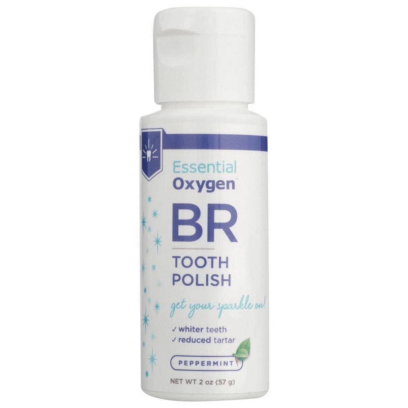 Essential Oxygen - On-Demand Peppermint Tooth Polish, 2oz | Pack of 3 ...