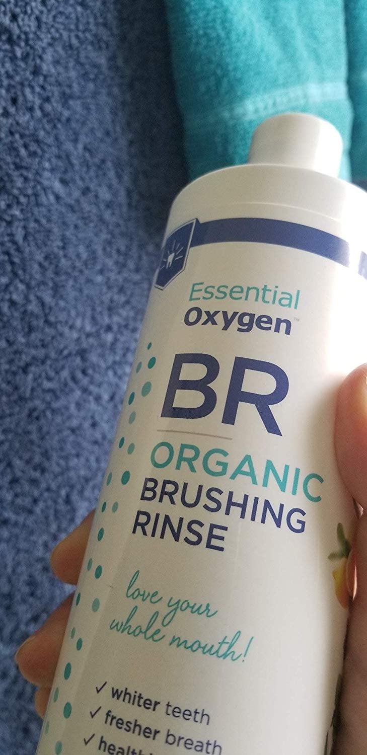 Essential Oxygen Organic Brushing Rinse Toothpaste Mouthwash for Whiter ...