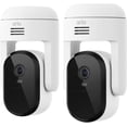 Essential Pan Tilt Security Camera 2K - Wired Plug-in Power Outdoor ...
