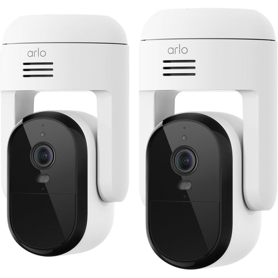 Essential Pan Tilt Security Camera 2K - Wired Plug-in Power Outdoor ...