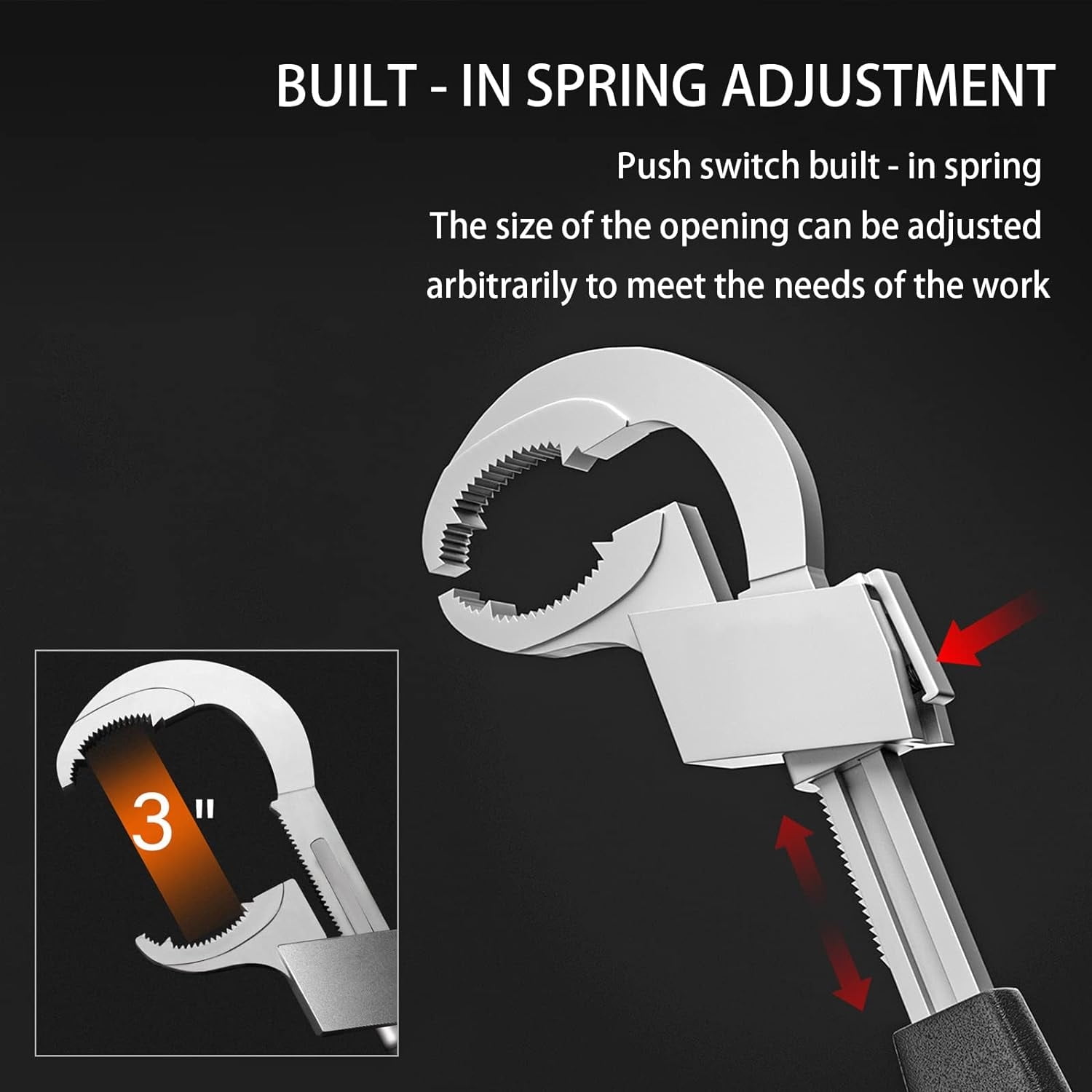 Essential Plumbers‘ Wrench Set: Versatile and Adjustable Tool for Easy ...