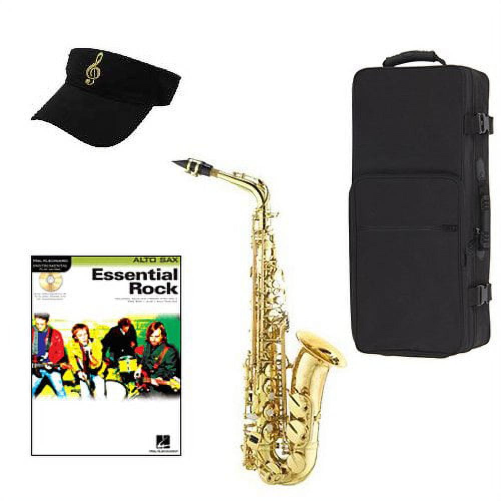 Essential Rock Alto Saxophone Pack - Includes Alto Sax w/Case ...