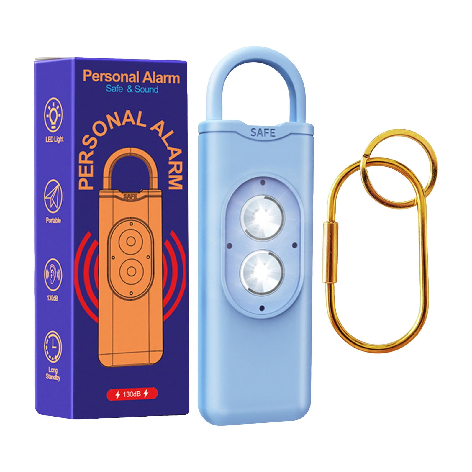 Essential Safety Companion: This Rechargeable Keychain Alarm Features a ...