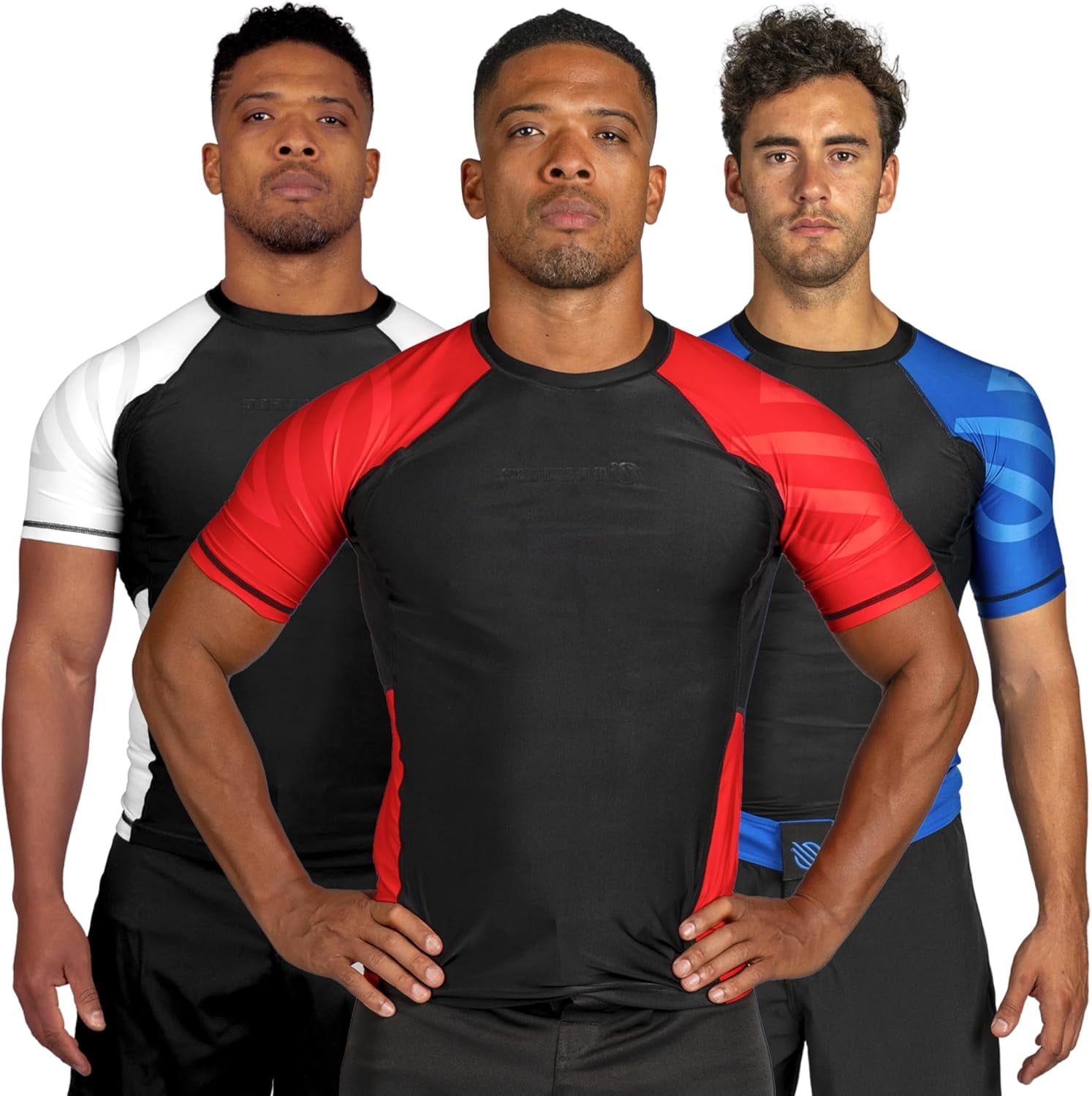 Essential Short Sleeve Rash Guard MMA BJJ Wrestling Grappling Jiu Jitsu ...