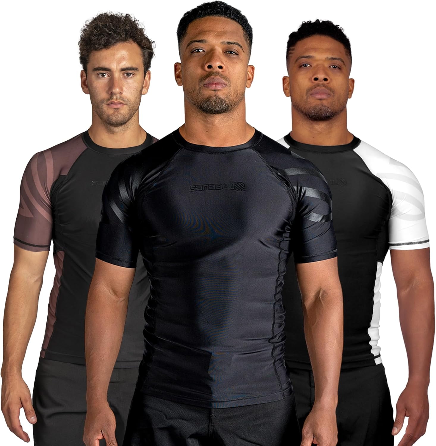 Essential Short Sleeve Rash Guard MMA BJJ Wrestling Grappling Jiu Jitsu ...