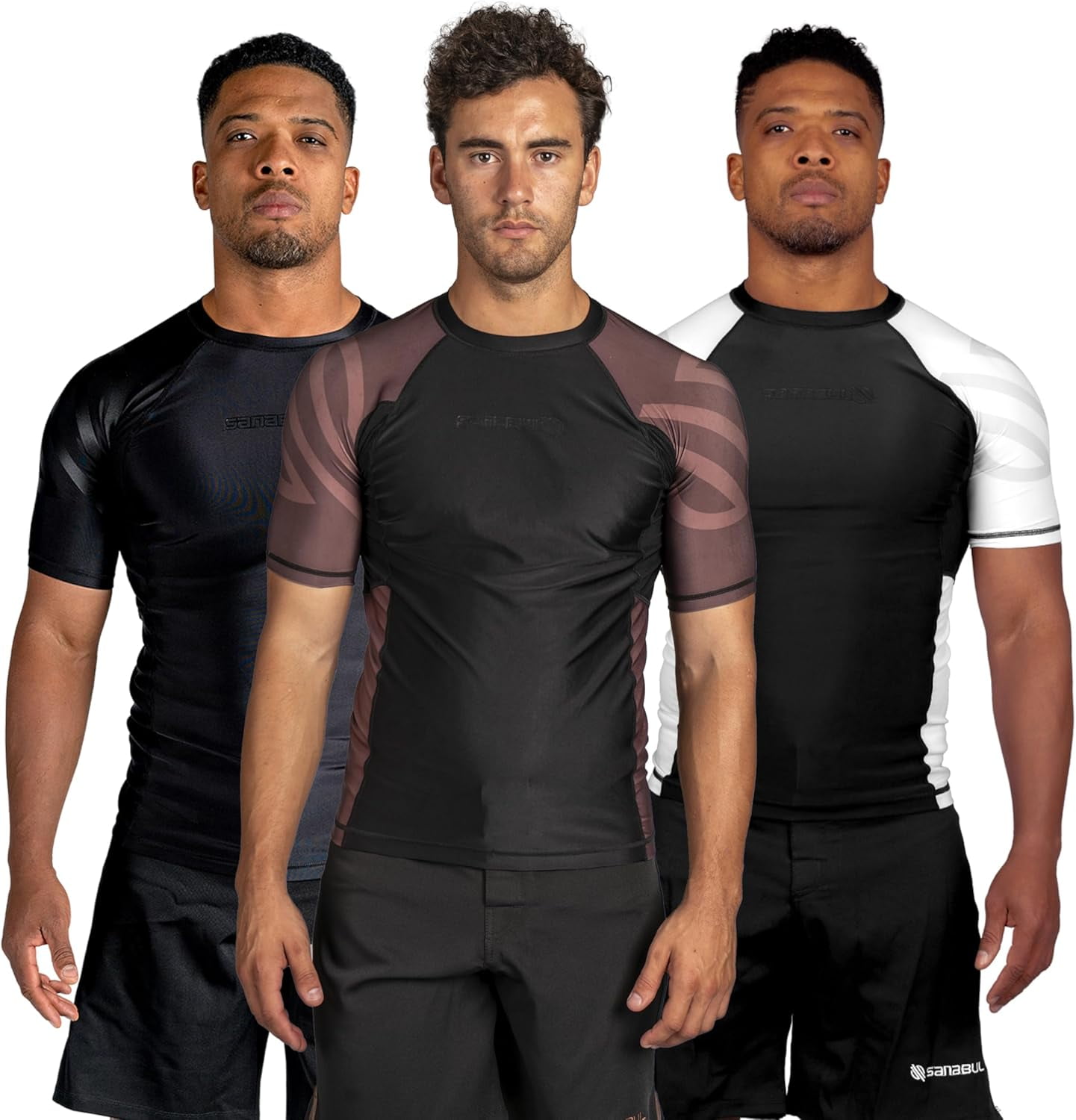 Essential Short Sleeve Rash Guard MMA BJJ Wrestling Grappling Jiu Jitsu ...