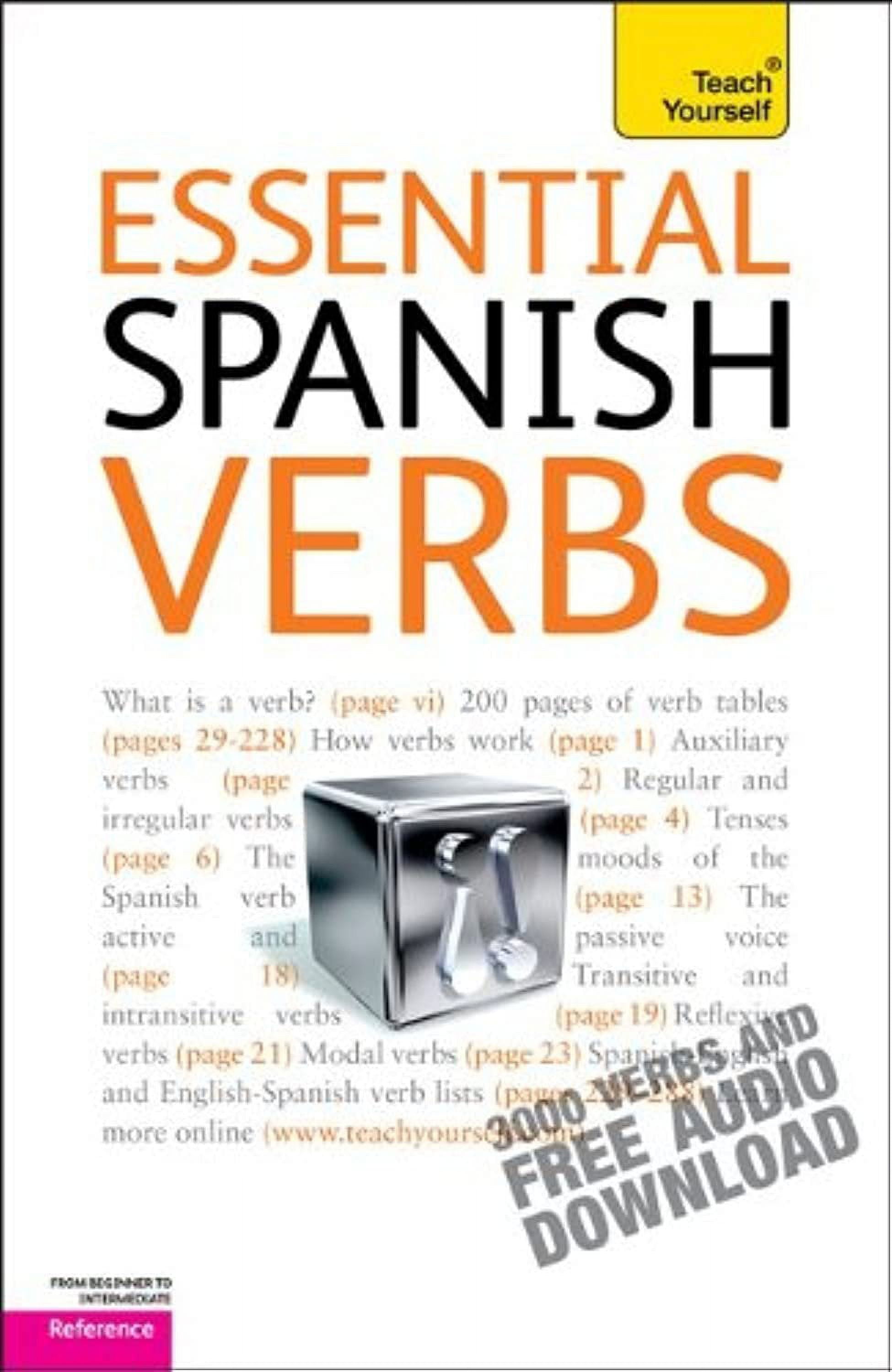 Essential Spanish Verbs - Walmart.com