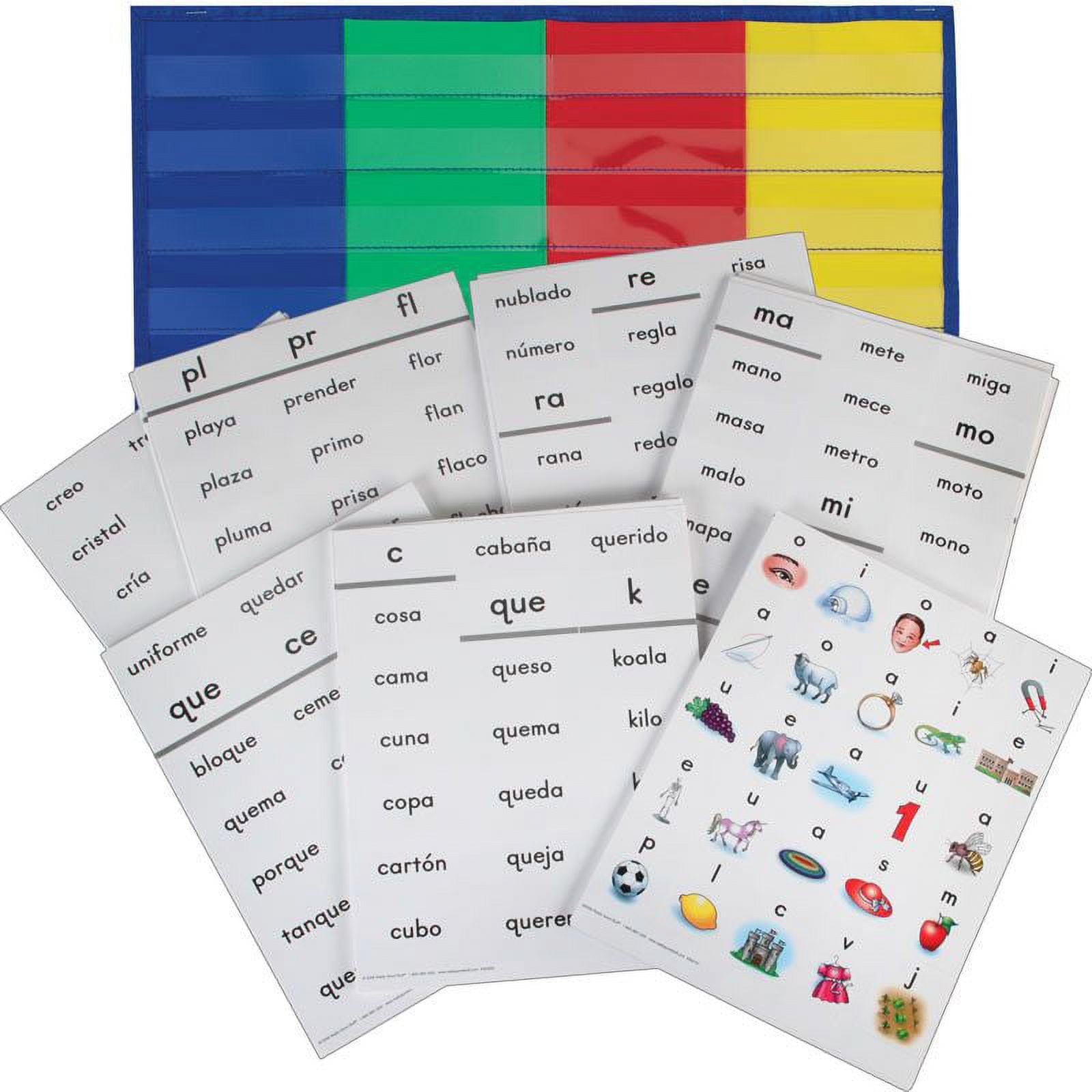 Essential Spanish Word Sorts Demonstration Cards And Pocket Chart ...