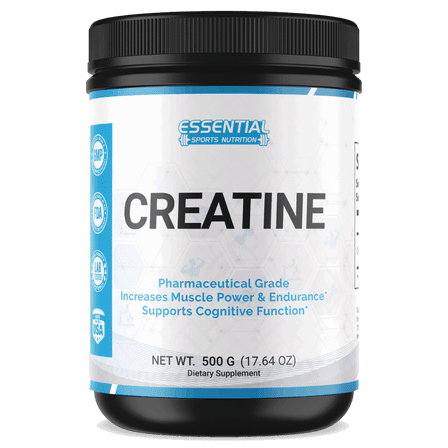 Raw Nutrition Creatine Monohydrate Powder Unflavored 510g 100 Servings ...