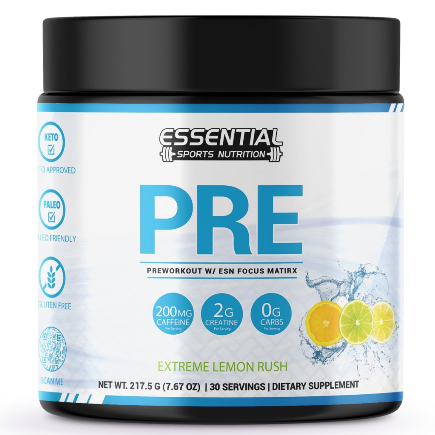 Pre Extreme Pre-Workout, Lemon Rush – Energy, Focus, Pumps ...