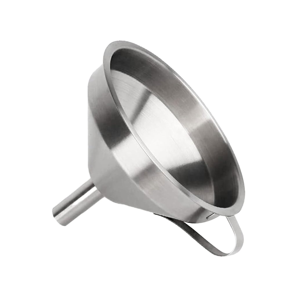 Essential Stainless Steel Filter Set Kitchen Metal Funnel with ...