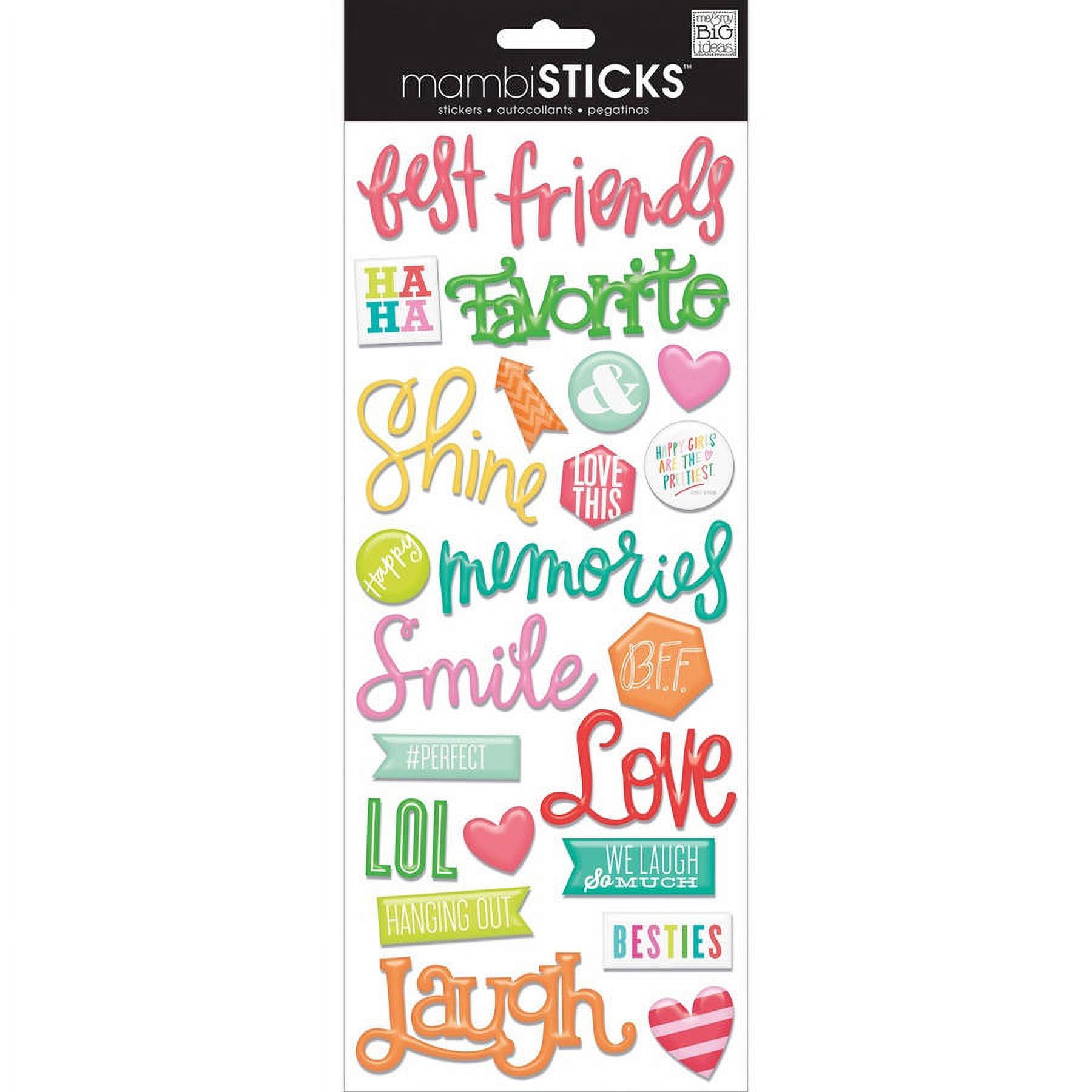 Essential Stickers-Faith Believe, Pk 3, Me & My Big Ideas - Walmart.com
