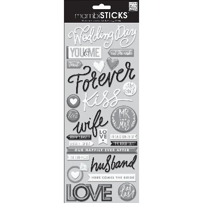 Essential Stickers-Wedding Day - Walmart.com