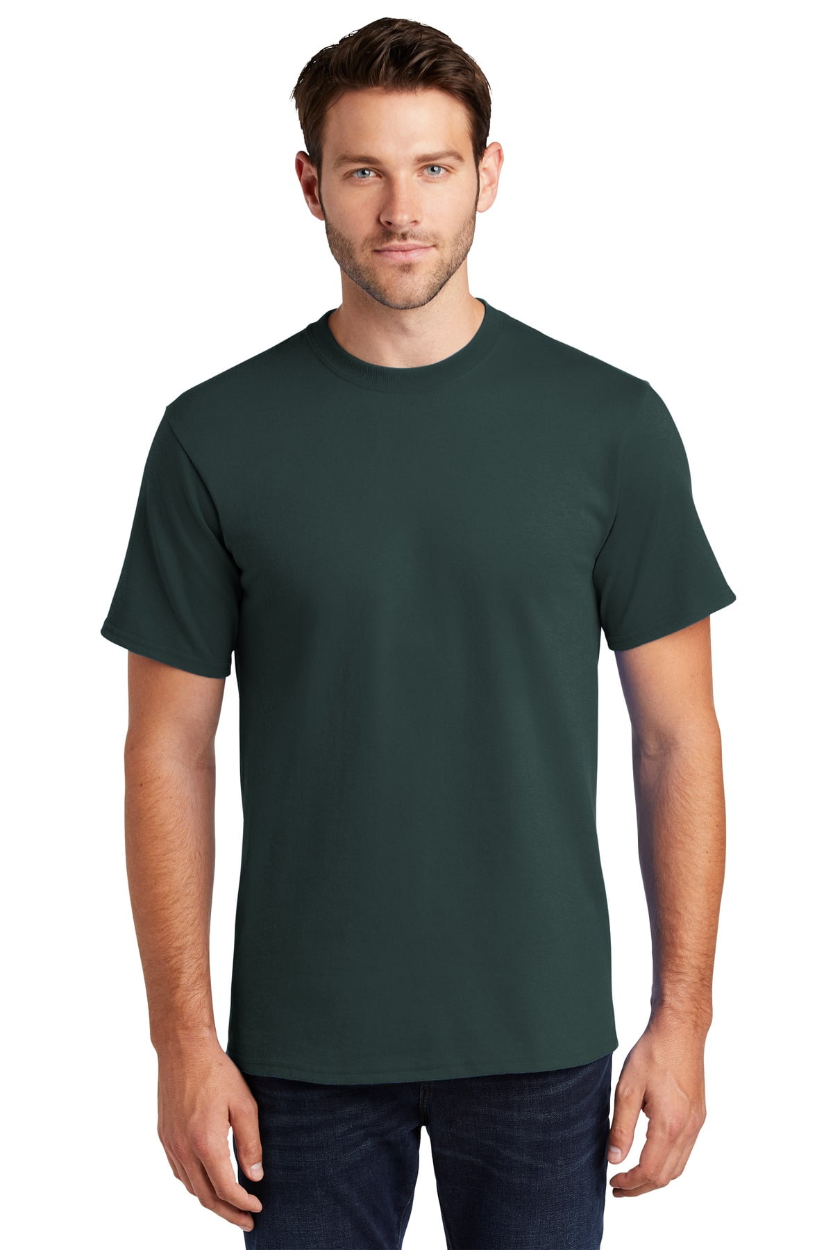Essential T-Shirt. Dark Green. XL - Walmart.com