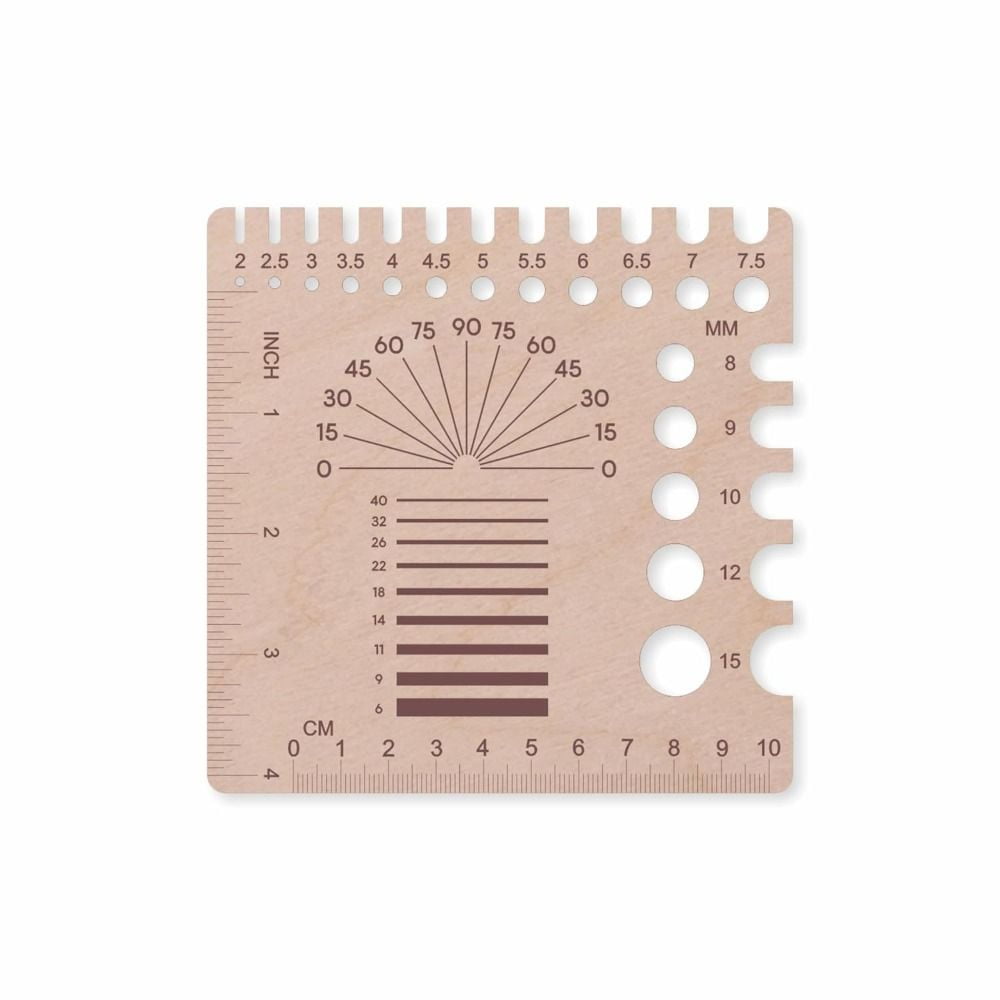 Essential Template Braided Rope Wooden Wrapping Embroidery Thread ...