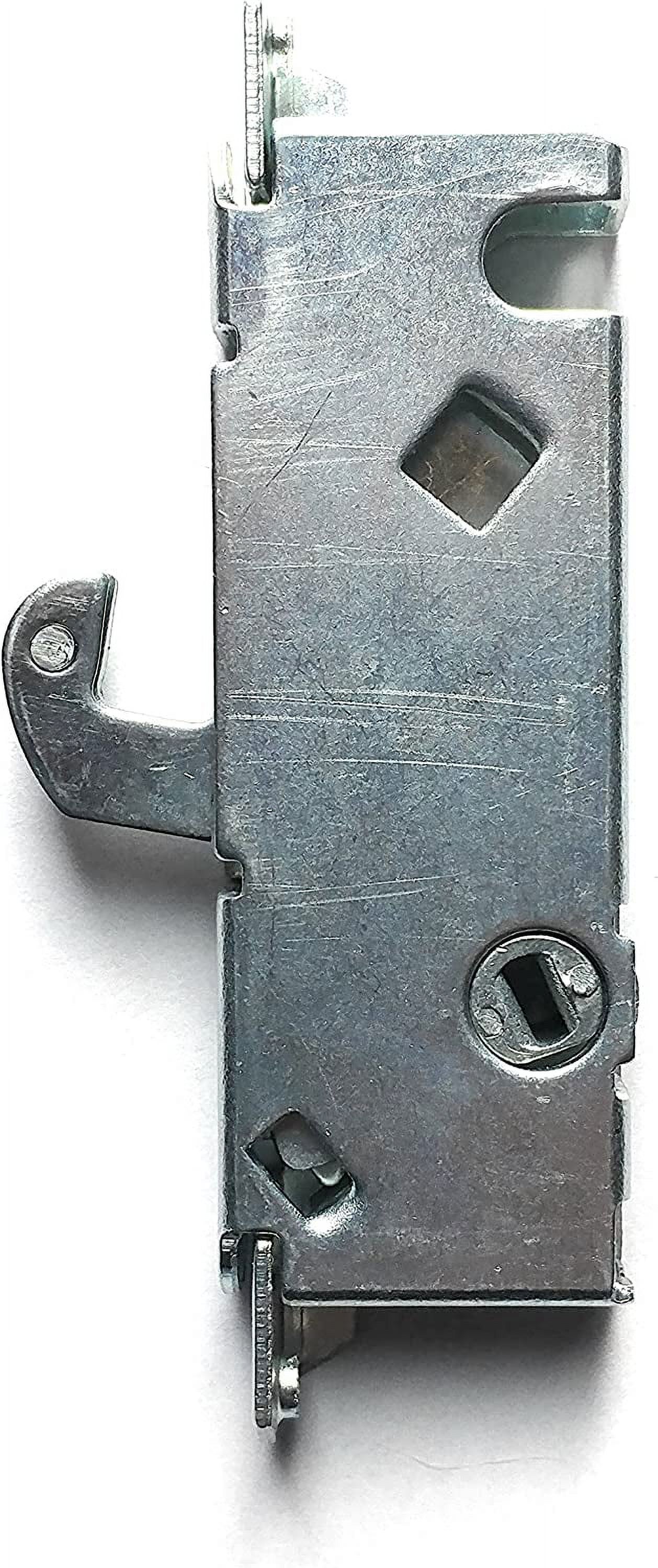 Mortise Lock, 3-11/16 in., Steel, 45 Degree Keyway, Round Faceplate ...