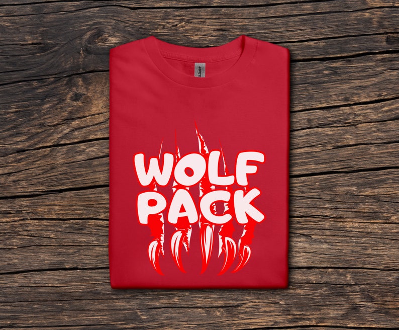 Essential-WM161 NEW BRAND, teen t-shirts, Wolf Pack Shirt, Wolf Pack t-shirt, Family Matching ...