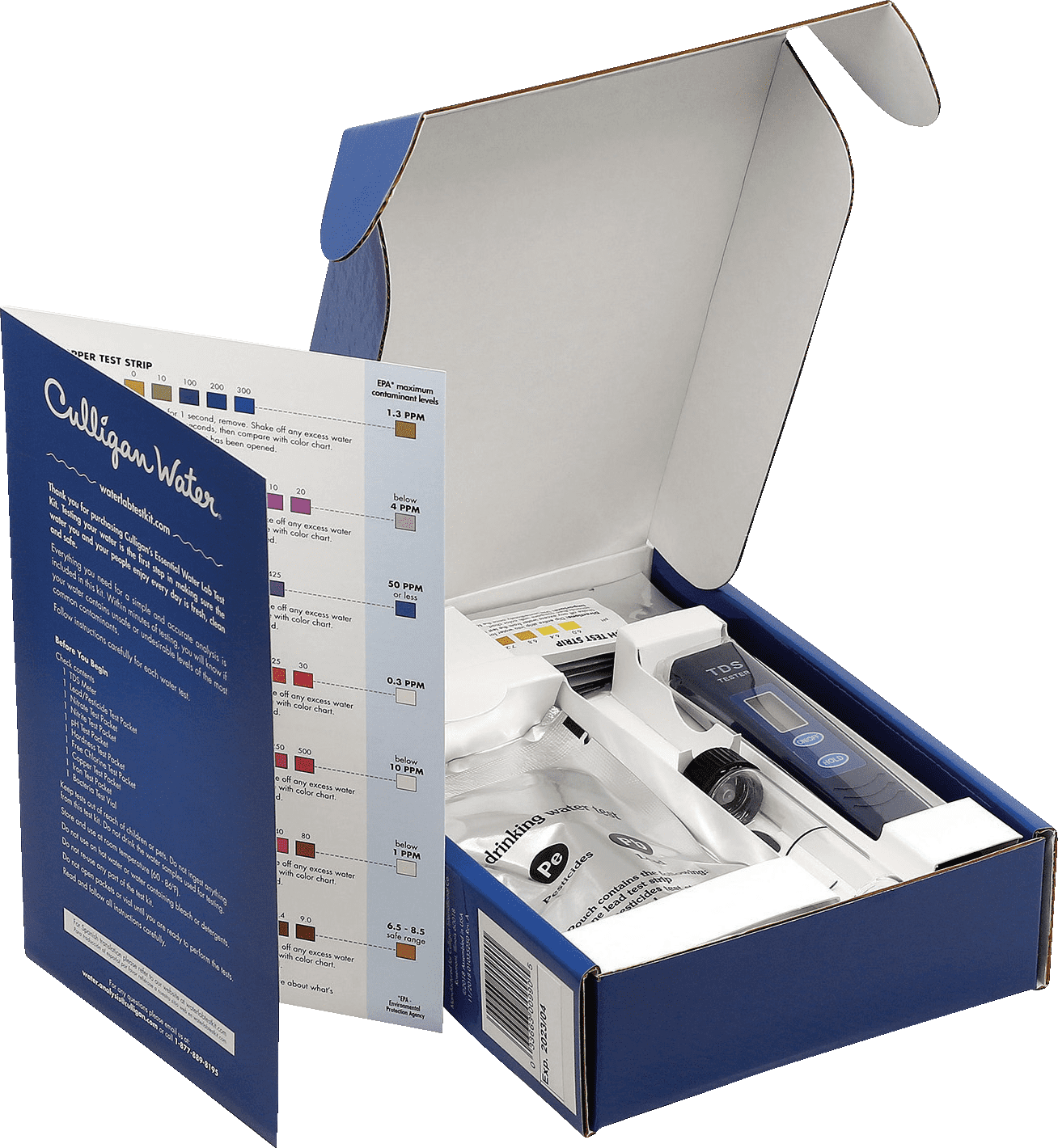 Essential Water Lab Test Kit - Pack of 2 — Residential Use, Standard ...