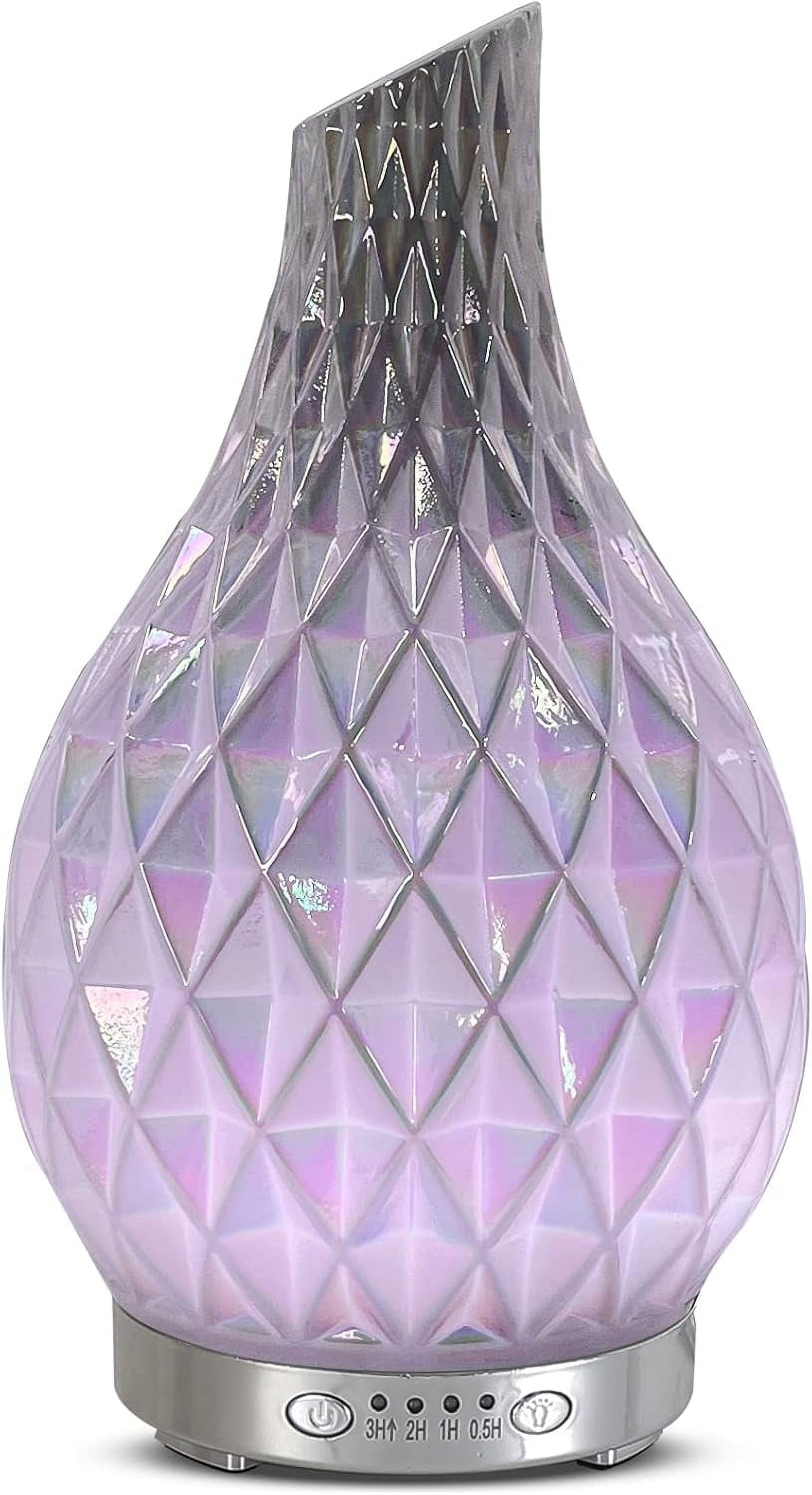 Essential oil diffuser Ultrasonic 3D glass aromatherapy diffuser ...