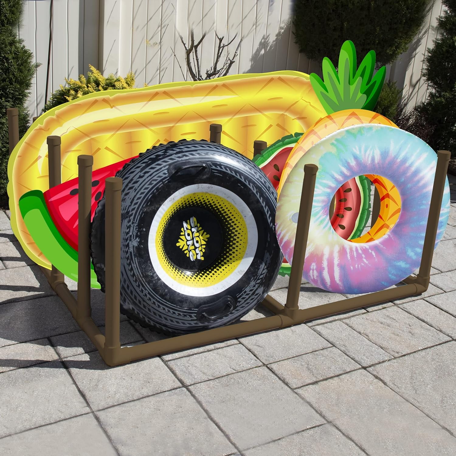 Essentially Yours Float and Raft Rack 12 Bar - Poolside Storage ...