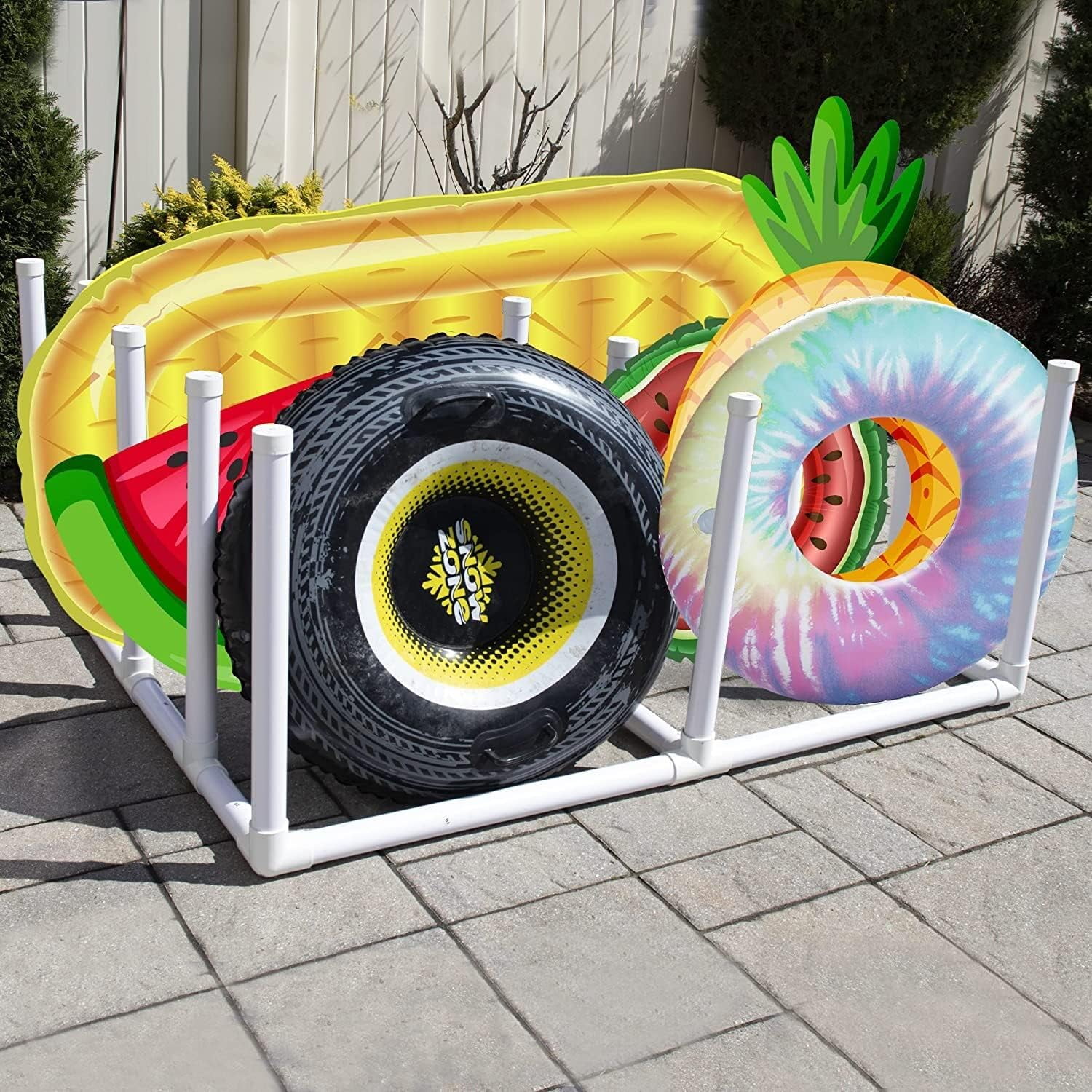 Essentially Yours Float and Raft Rack 12 Bar - Poolside Storage ...