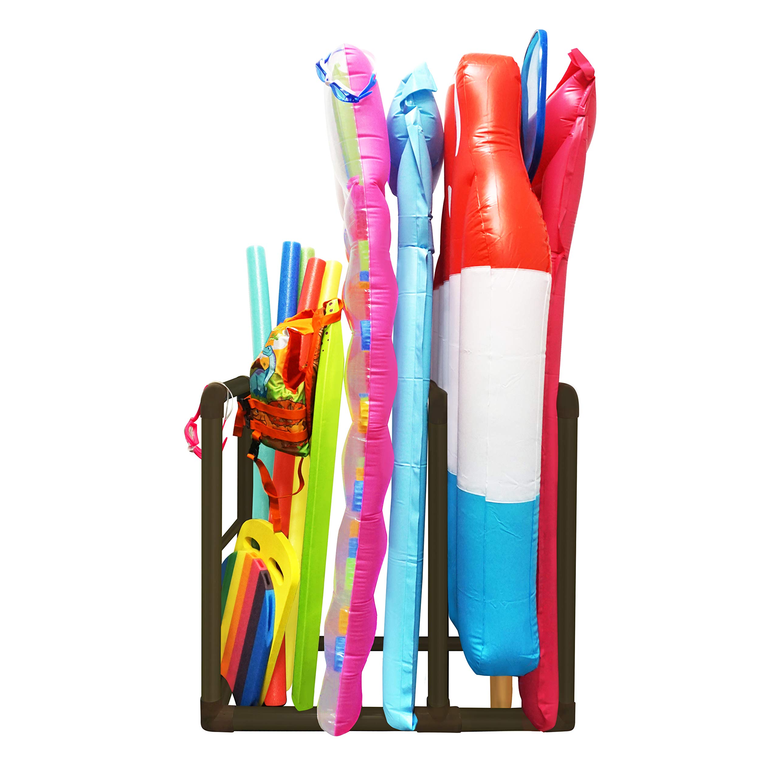 Essentially Yours 3 Bar Pool Float and Accessories Storage Rack ...
