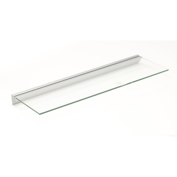 Essentials 8x24 Clear Glass Shelf Kit - Walmart.com