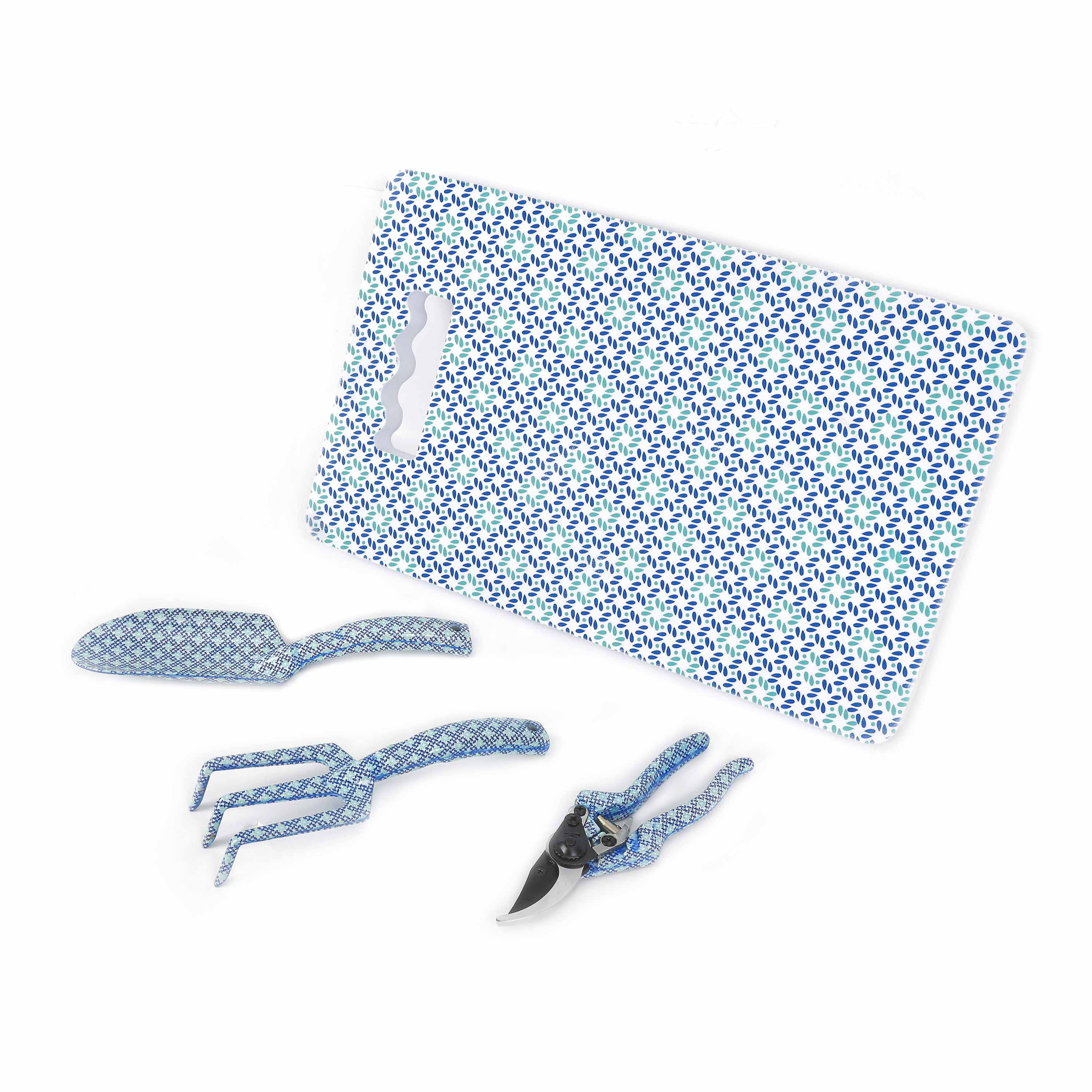 Essentials Blue Gardening Aluminum Tool Set (4 Pieces) - Walmart.com