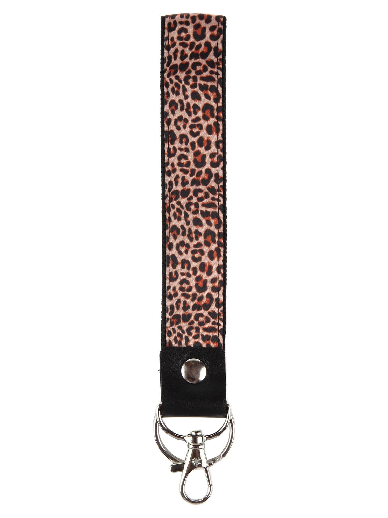 Essentials Brand Women's Adult Cheetah Print Polyester Wrist Lanyard ...
