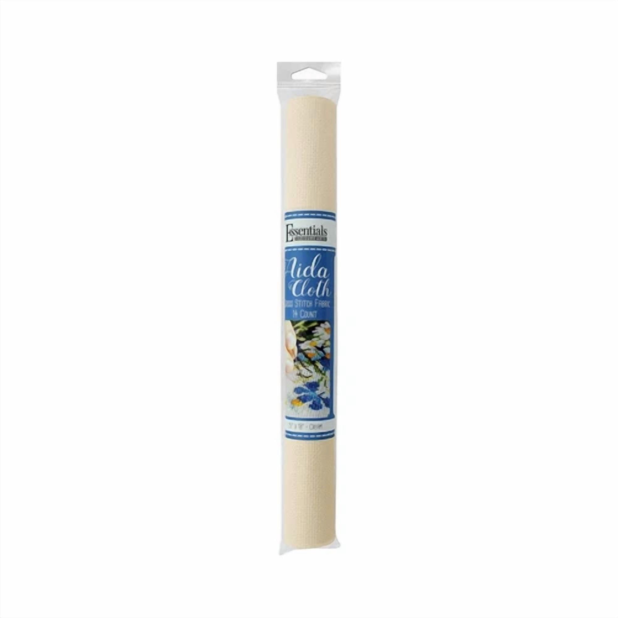 Essentials By Leisure Arts Aida Cloth, 14 Count, Cream, Cross Stitch ...