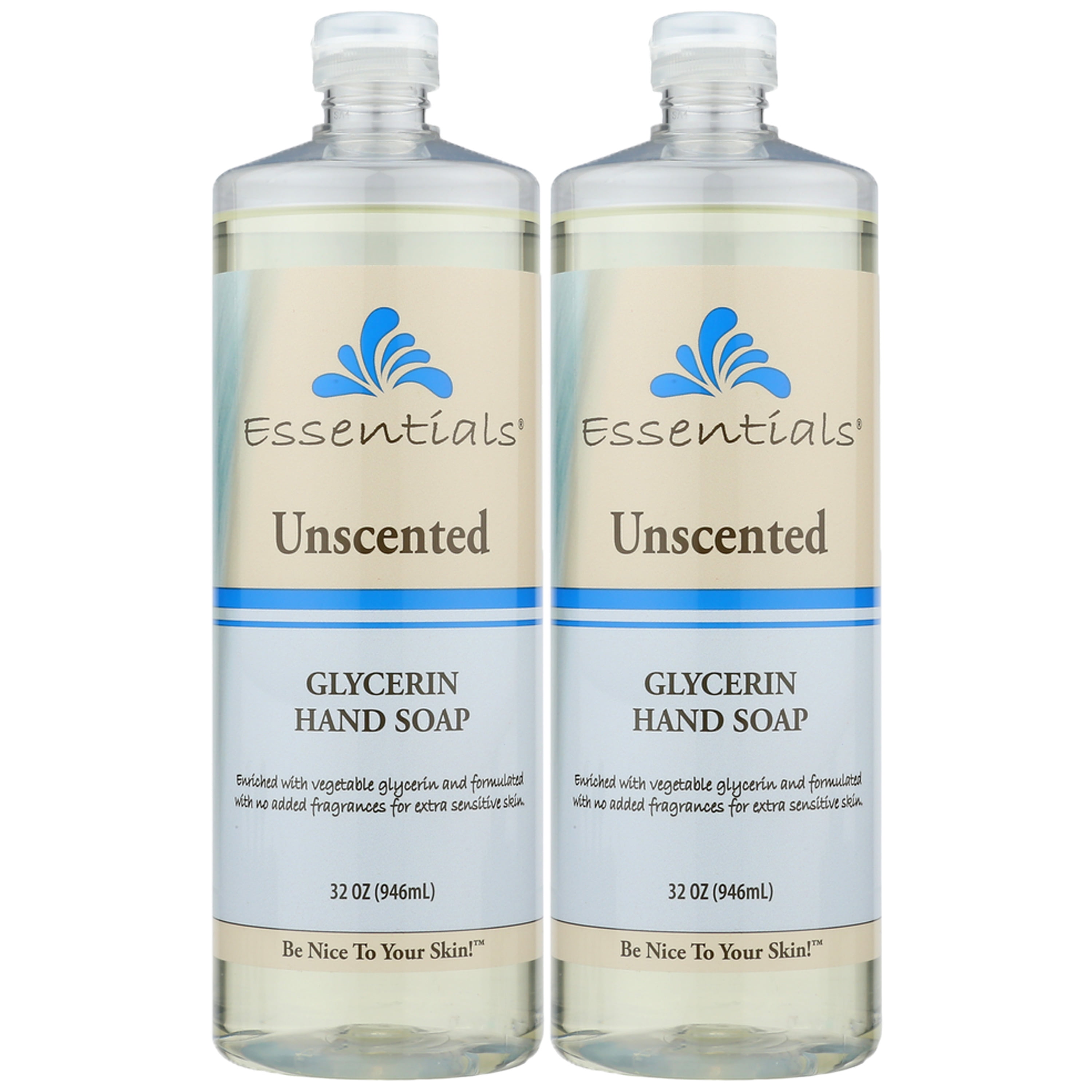 Essentials Glycerin Liquid Hand Soap, 32-Fluid Ounce, Pack of 2 ...