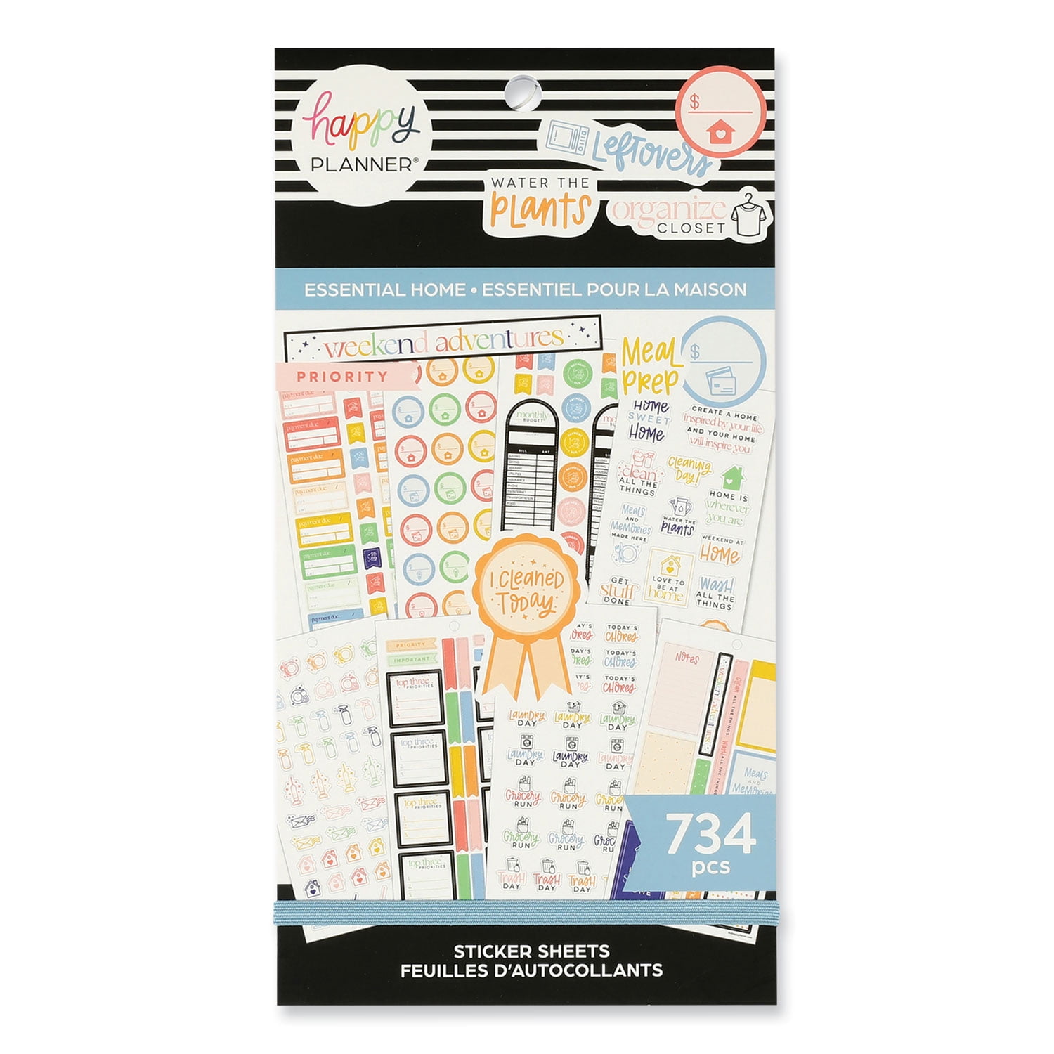 Essentials Home Classic Stickers, Productivity Theme, 734 Stickers | Bundle of 10 Packs ...